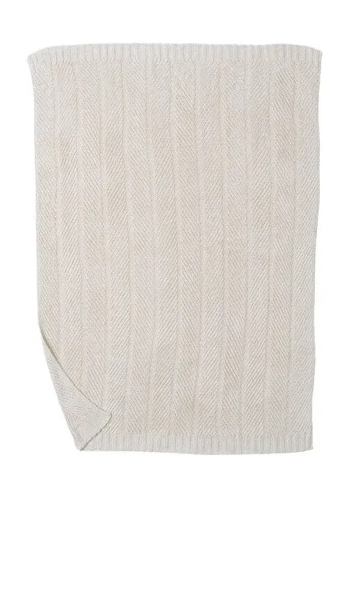 Barefoot Dreams Bamboo Cozychic Herringbone Blanket