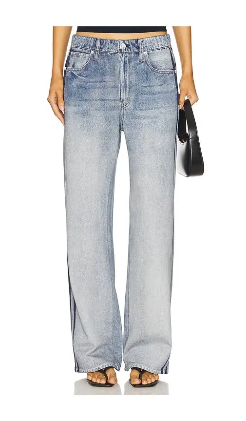 Rag & Bone Rb Miramar Wide Leg Track Jeans