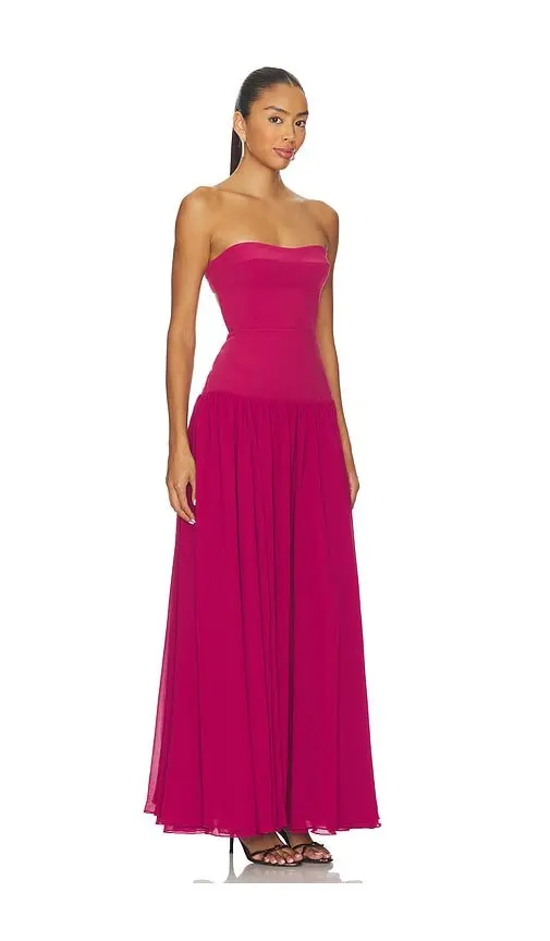 LOVERS AND FRIENDS Margot Gown - Plum