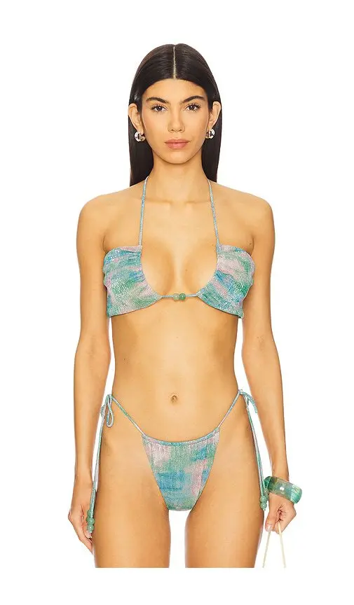Devon Windsor Willow Bikini Top - Watercolor