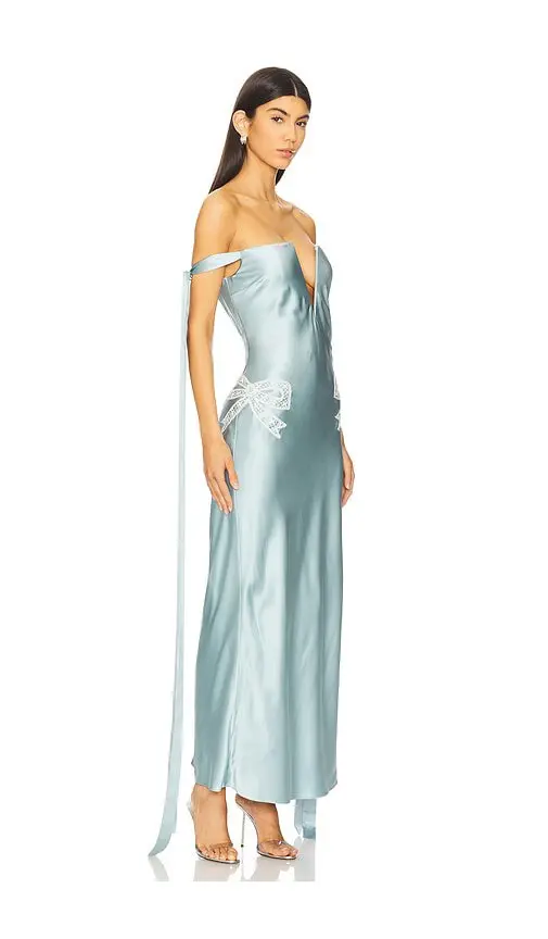 Alejandra Alonso Rojas V-neck Corset Dress