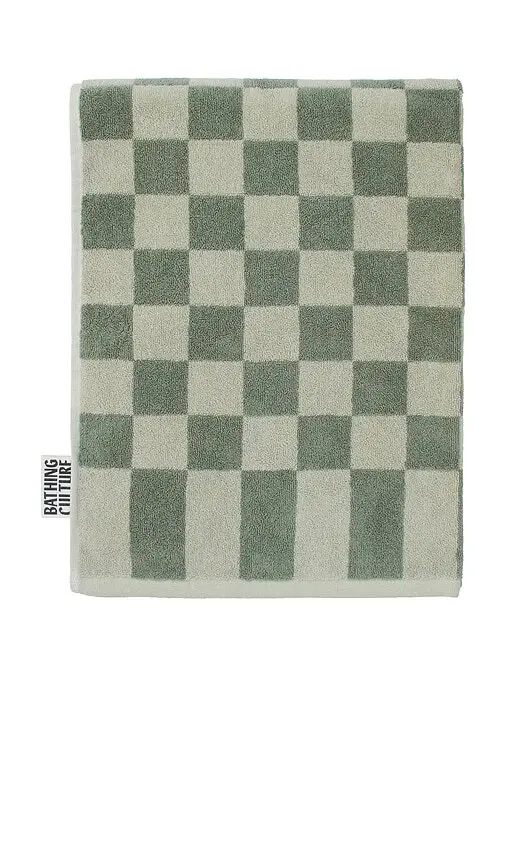 BATHING CULTURE Bathhouse Check Organic Body Towel