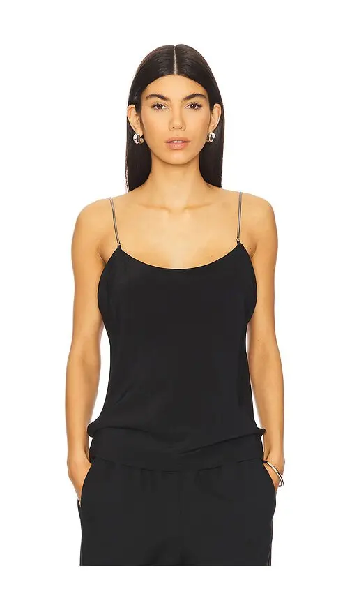 ST. AGNI Fine Chain Silk Cami Top
