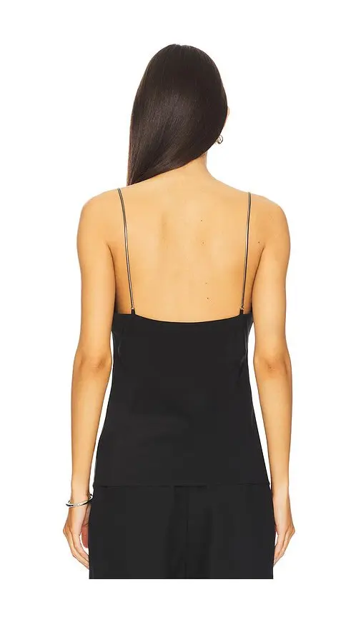 ST. AGNI Fine Chain Silk Cami Top