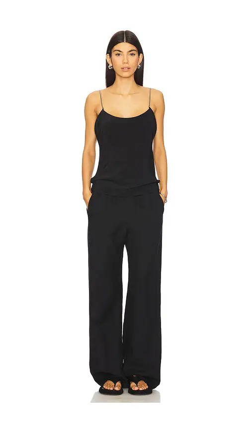 ST. AGNI Fine Chain Silk Cami Top