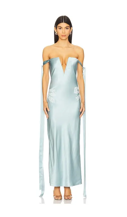 Alejandra Alonso Rojas V-neck Corest Dress