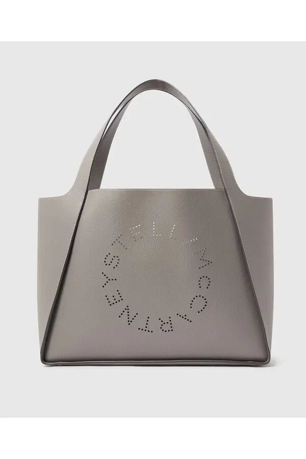 Stella McCartney Logo Large Tote Bag - Black