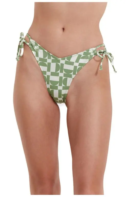 GOTTEX Let's Geo Adjustable Bikini Bottom - Multi Green