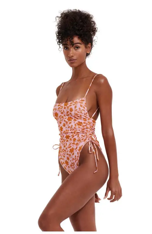 GOTTEX Lolita Adjustable One-piece Swimsuit - Pink Orange