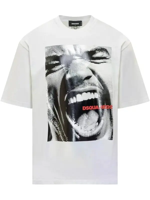 Dsquared2 Graphic-print T-shirt - White