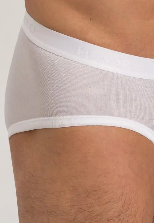 Hanro Cotton Pure Cotton High Leg Brief