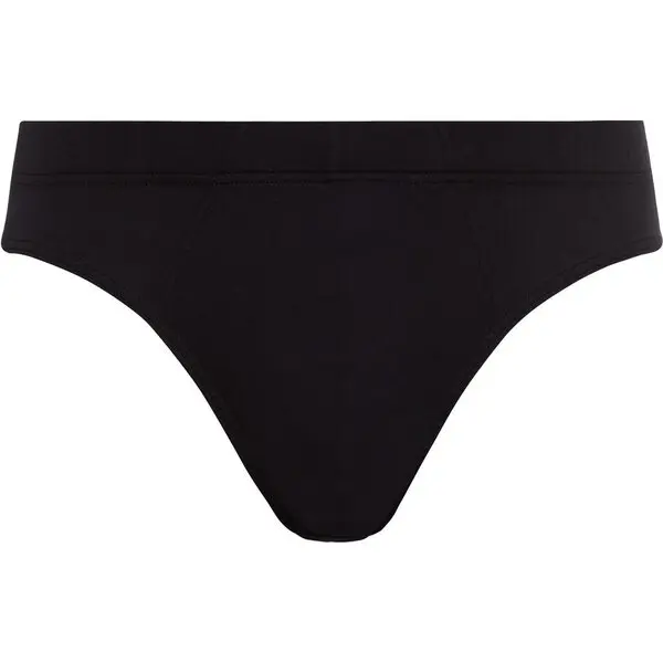 Hanro Sea Island Cotton Cotton Brief - Black