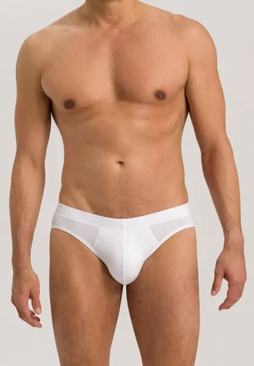 Hanro Sea Island Cotton Cotton Brief - White