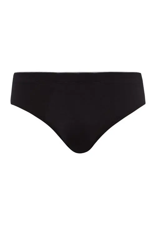 Hanro Cotton Superior Cotton Brief - Black
