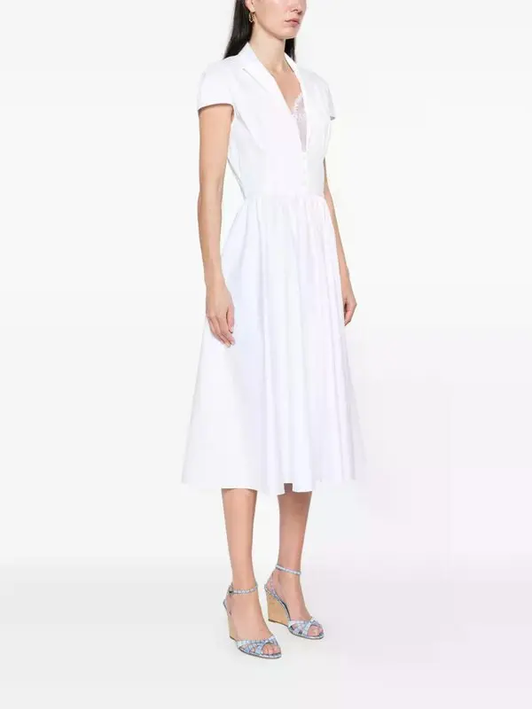 Ermanno Scervino Poplin Midi Shirt Dress