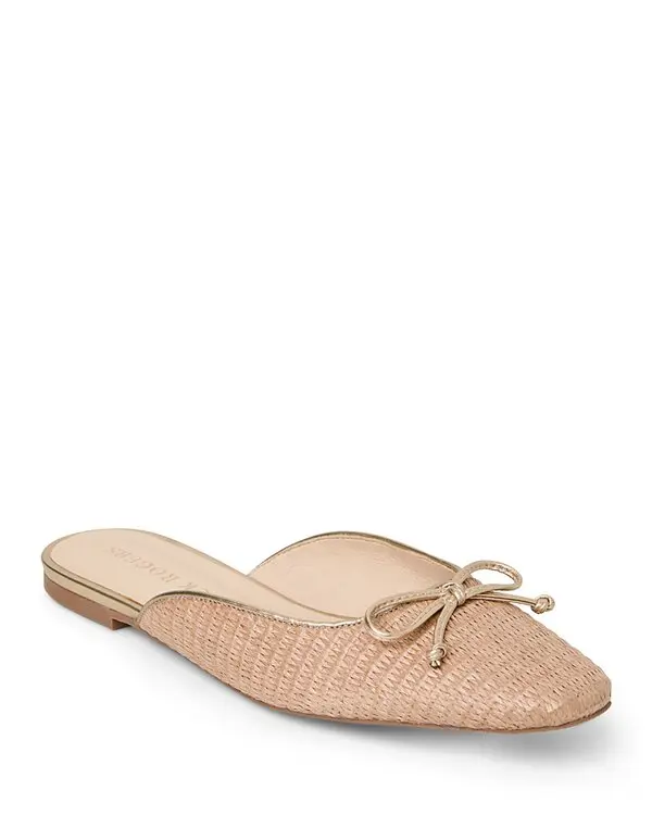 Jack Rogers Ginny Flat Mule Sandals - Desert Sand