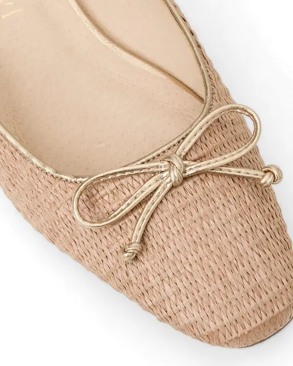 Jack Rogers Ginny Flat Mule Sandals - Desert Sand