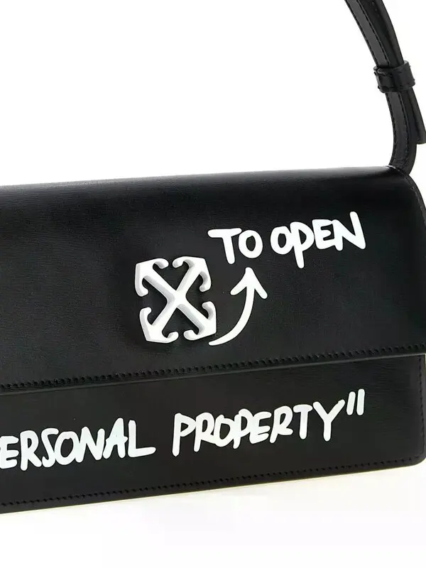 Off-White Jitney 1.0 Shoulder Bag - Black