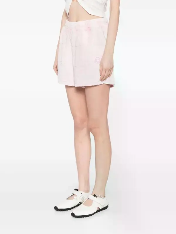 A BATHING APE Aape * Logo Sweat Shorts - Pink