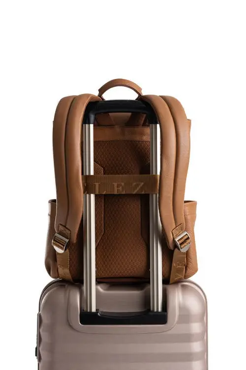 VELEZ Zermatt Contemporary Leather Backpack