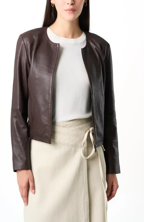 VELEZ Denver Leather Jacket With Artisan Details