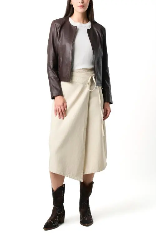 VELEZ Denver Leather Jacket With Artisan Details