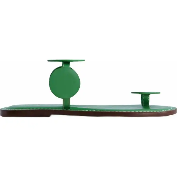 Bernardo New Moon Toe Loop Sandal - Kelly Green
