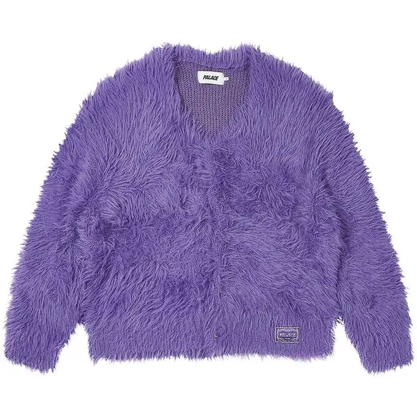 PALACE Yeti Cardigan - Purple