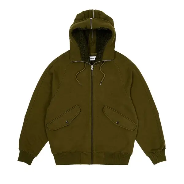 PALACE Split Hood Bomber Sweat