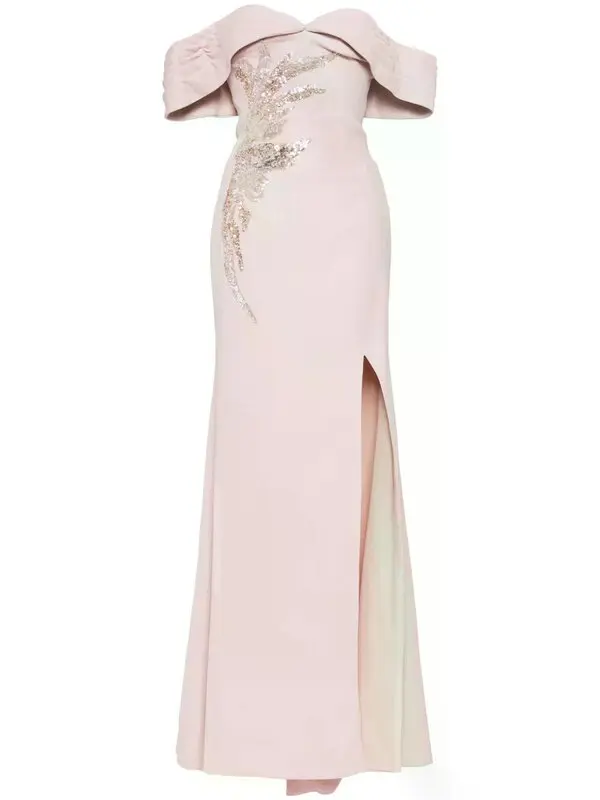 SAIID KOBEISY Embellished Maxi Dress