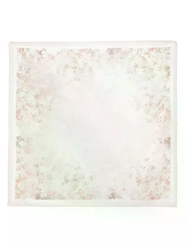 SAIID KOBEISY Silk Georgette-crepe Scarf - Pink
