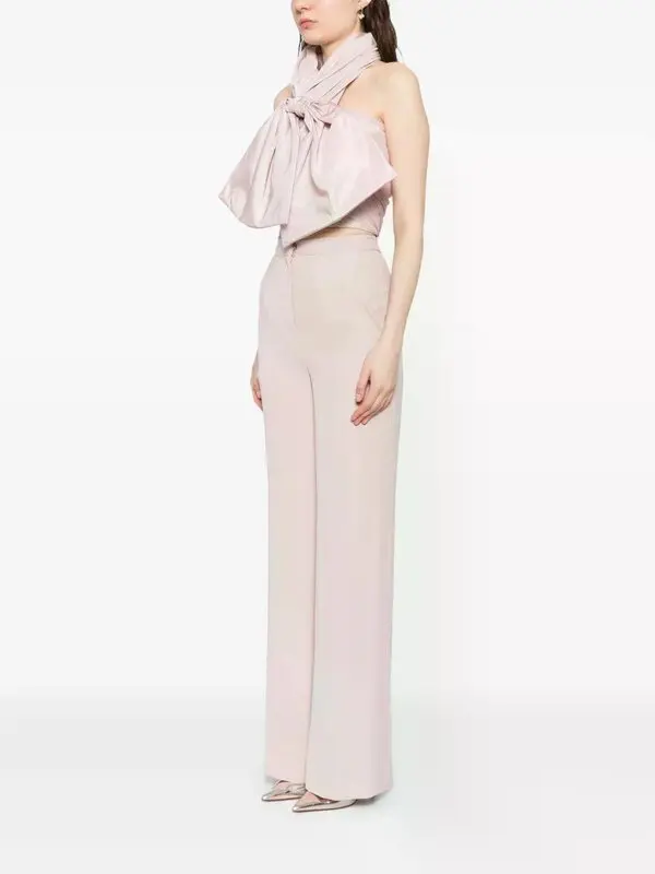 SAIID KOBEISY Strapless Draped Bow Set