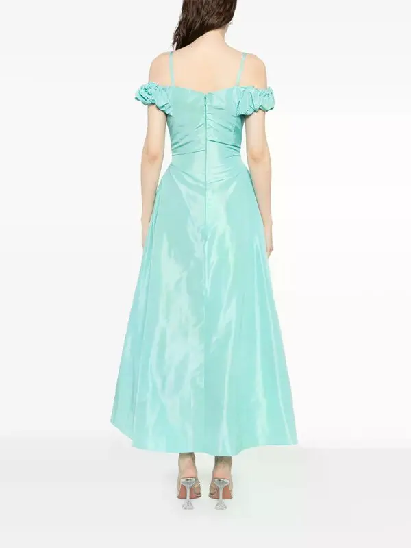 SAIID KOBEISY Midi Taffeta Dress