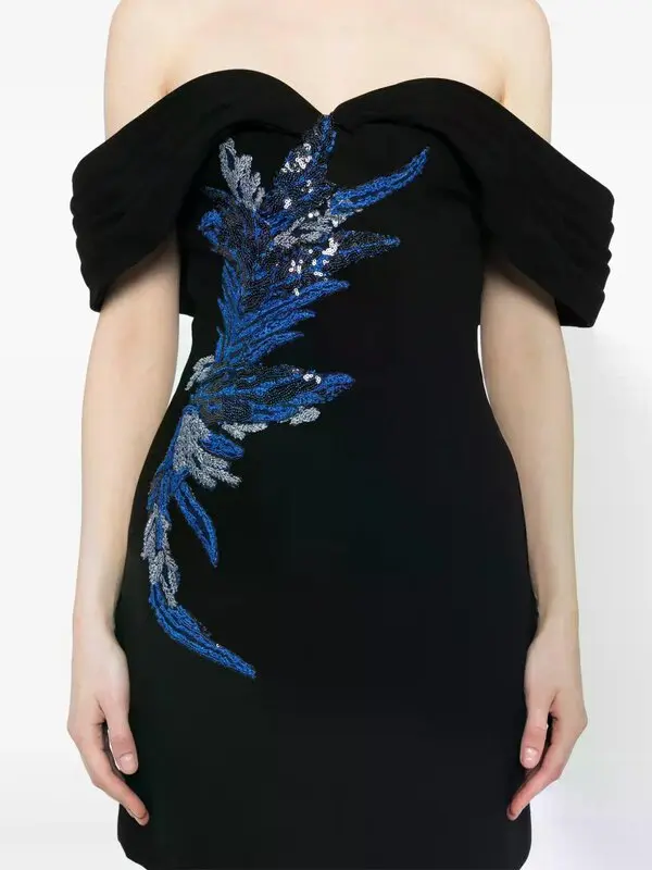 SAIID KOBEISY Embellished Mini Dress
