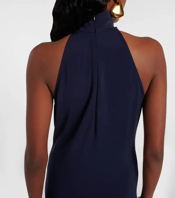 Polo Ralph Lauren High-neck Jersey Maxi Dress