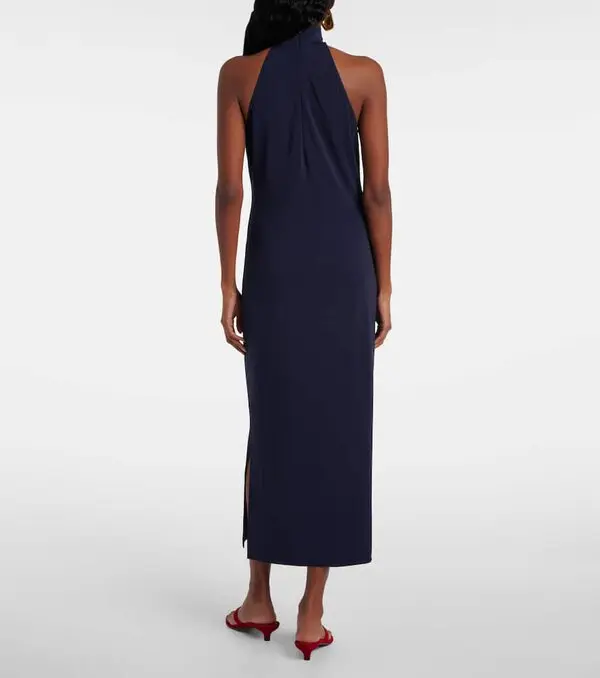 Polo Ralph Lauren High-neck Jersey Maxi Dress
