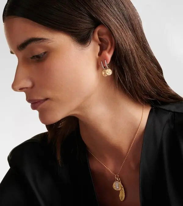 FOUNDRAE Dream Mini Single Earring With Diamonds