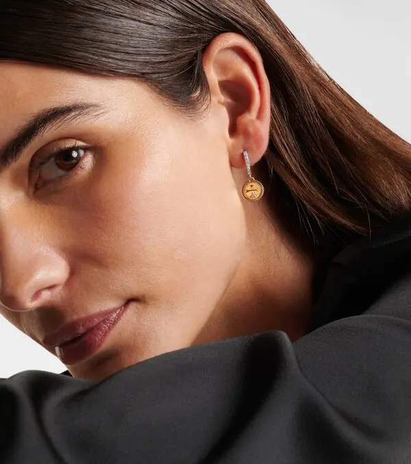 FOUNDRAE Dream Mini Single Earring With Diamonds
