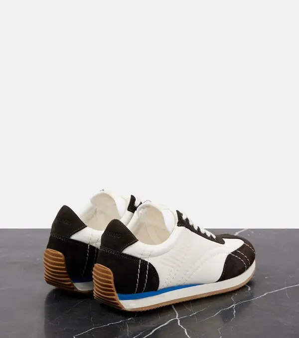TOTEME Suede-trimmed Sneakers - Brown