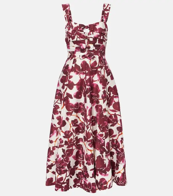 Rebecca Vallance Nerissa Floral Midi Dress