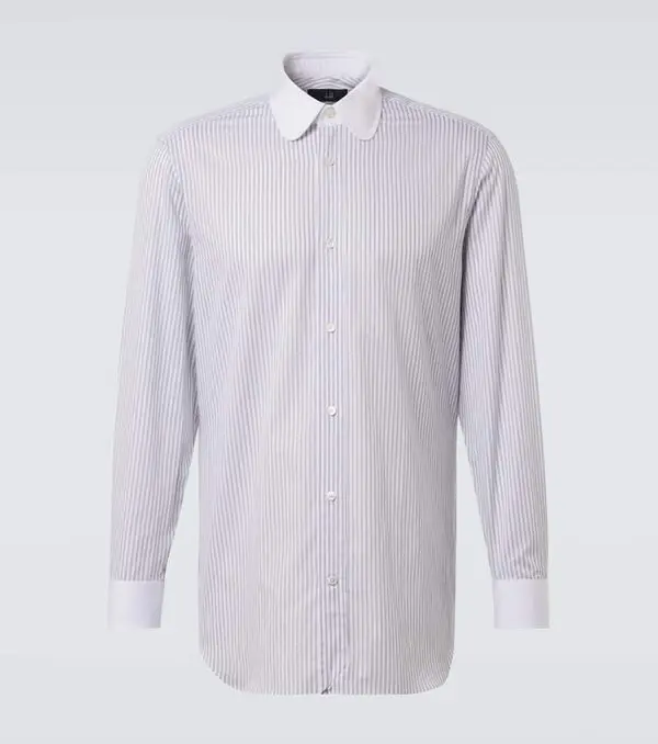 Dunhill Striped Cotton Twill Shirt