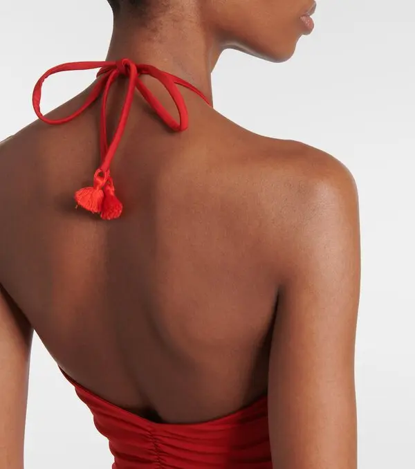 Johanna Ortiz Coral Reef Gathered Swimsuit