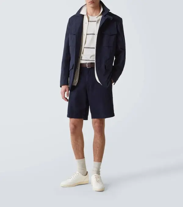 Brunello Cucinelli Cotton-blend Field Jacket
