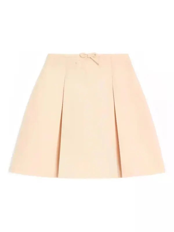 Valentino Garavani Crepe Couture Mini Skirt - Neutrals