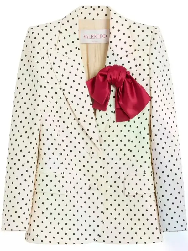 Valentino Garavani Polka-dot Blazer - Neutrals