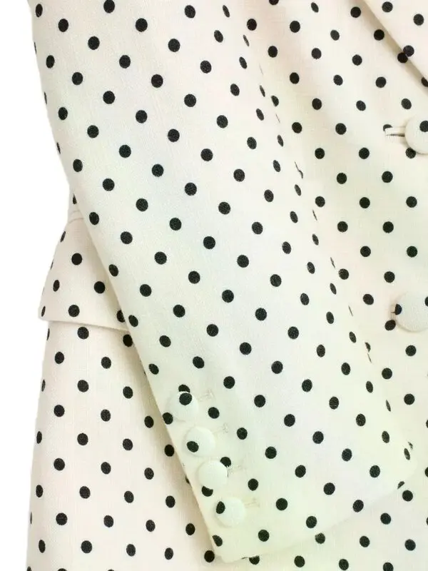 Valentino Garavani Printed Blazer With Bow Detail - Neutrals