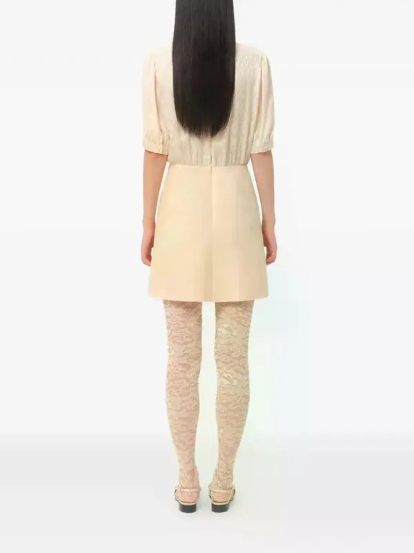 VALENTINO ベージュ 半袖ミニワンピース Buy Valentino Garavani Short-sleeve Mini Dress - Neutrals At 50