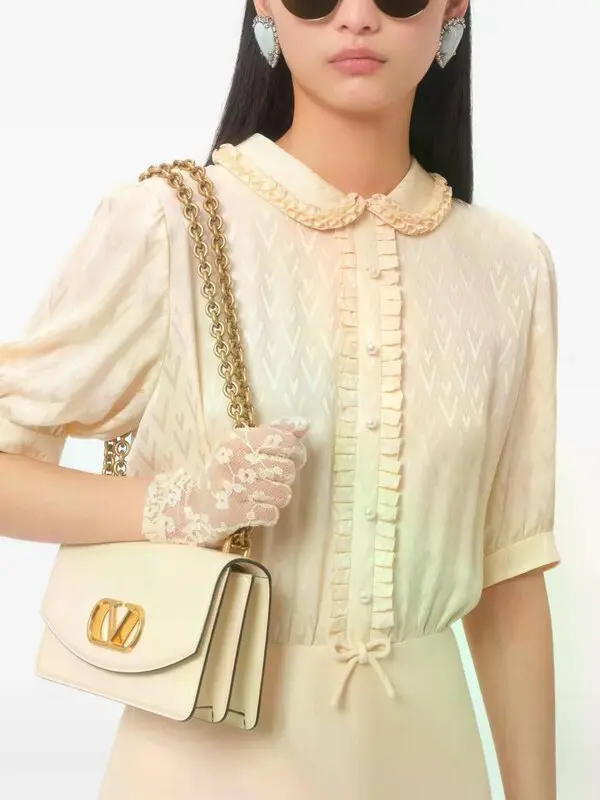 Buy Valentino Garavani Short-sleeve Mini Dress - Neutrals At 50