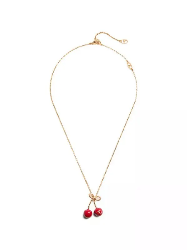 Valentino Garavani Cherry Motif Necklace - Gold