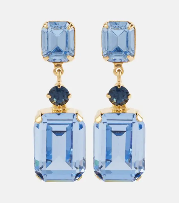 JENNIFER BEHR Justine Drop Earrings - Blue